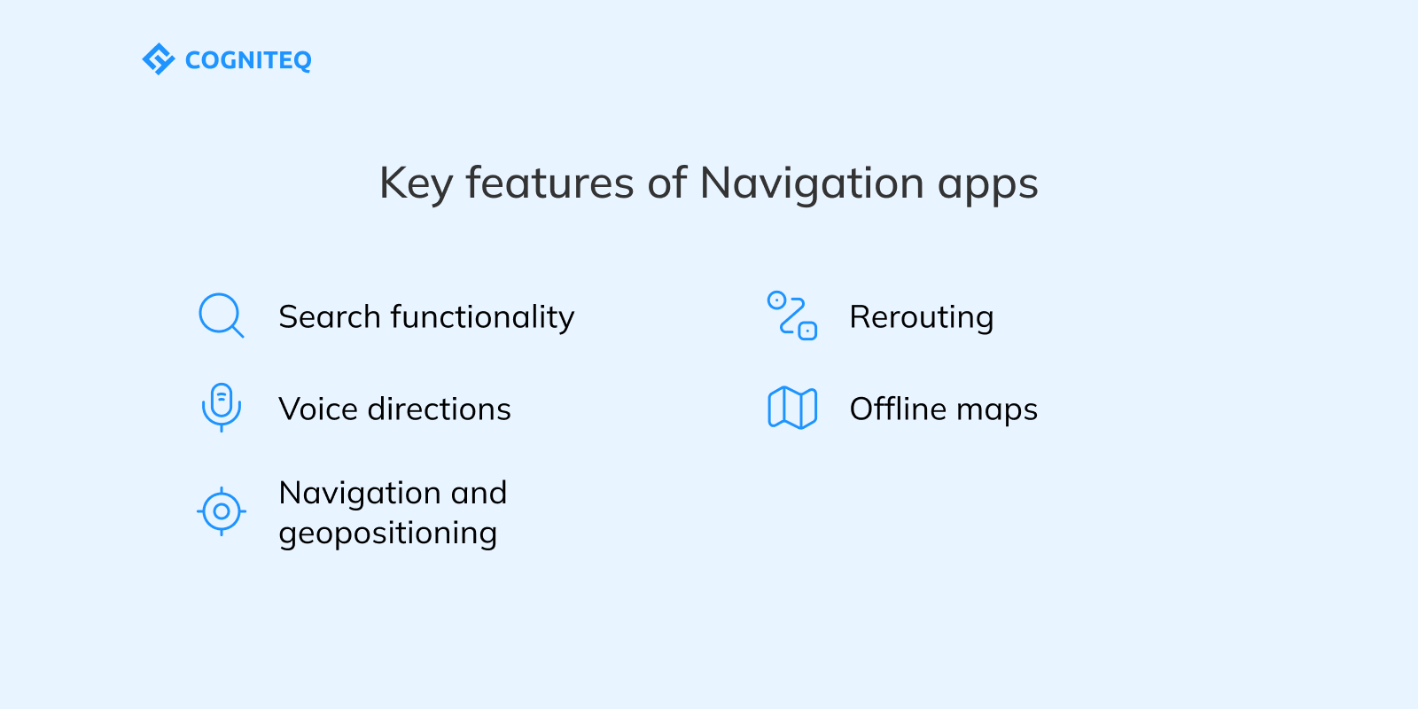 Navigation App Development | Cogniteq